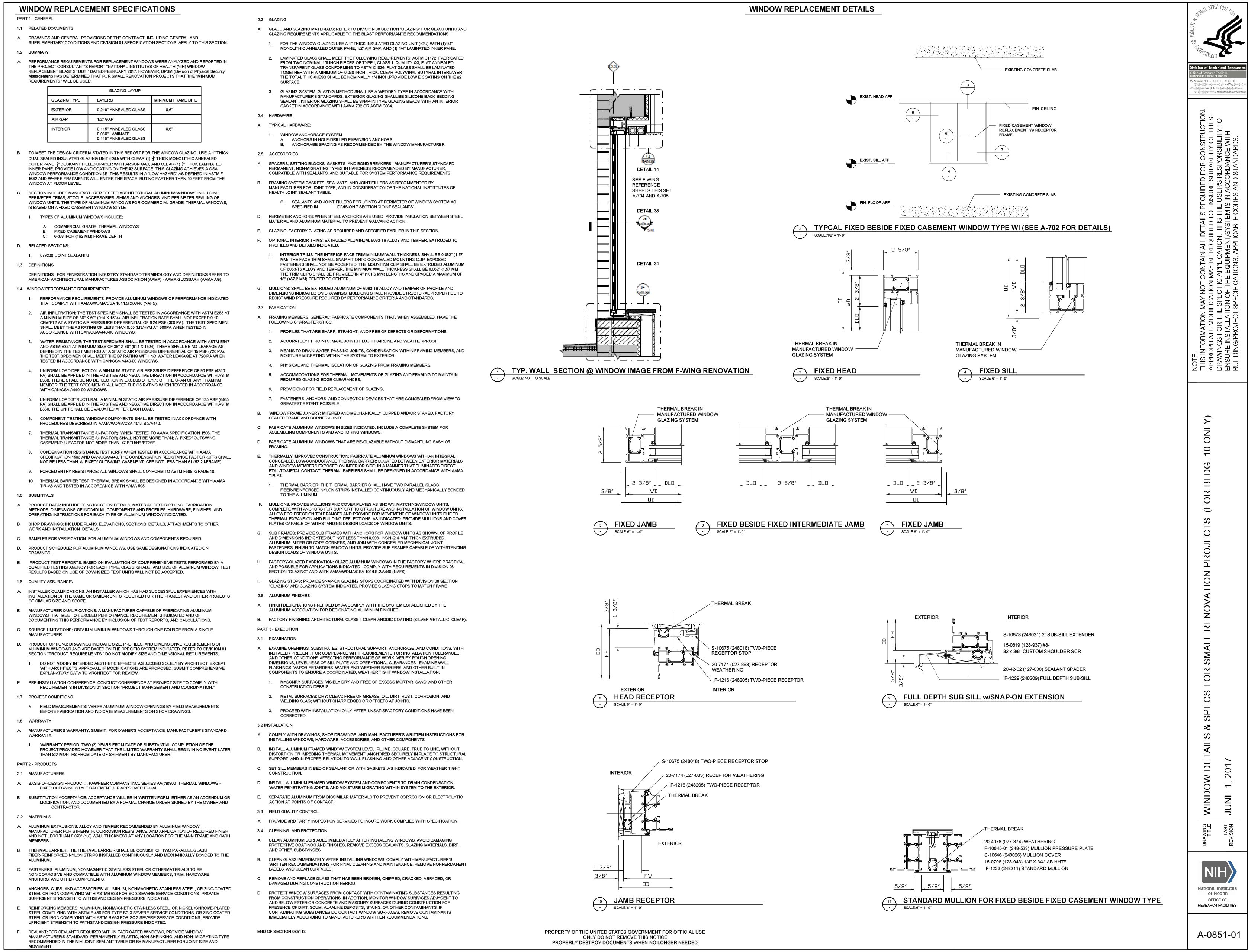 NIH Standard CAD Details